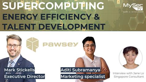 Energy Efficiency And Talent Development At Pawsey Supercomputing Centre