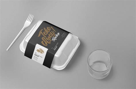 Free Disposable Food Packaging Mockup For Product Packaging Designs