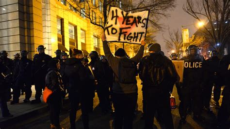 Protesters Rally Against Trump