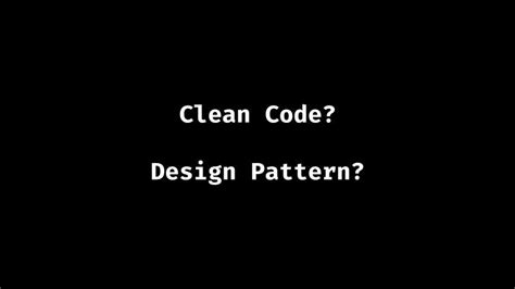 Nie Ridwan Susanto On Linkedin Opinion Clean Code And Design Pattern