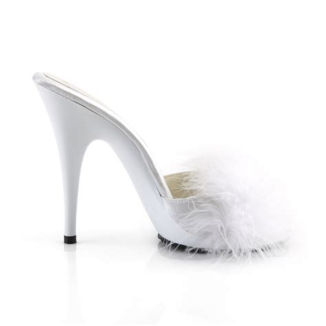 Poise 501f Platform Marabou Slide Sandal Ebay