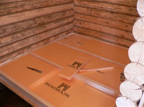 Утепление пола в деревянном доме пенопластом пеноплексом