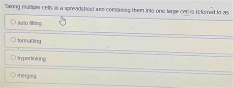 Taking Multiple Cells In A Spreadsheet And Combining Them Into One