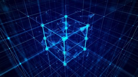Premium Photo Technology Blockchain Concept Visualization Of The