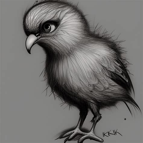 Pencil Sketch Of Birds