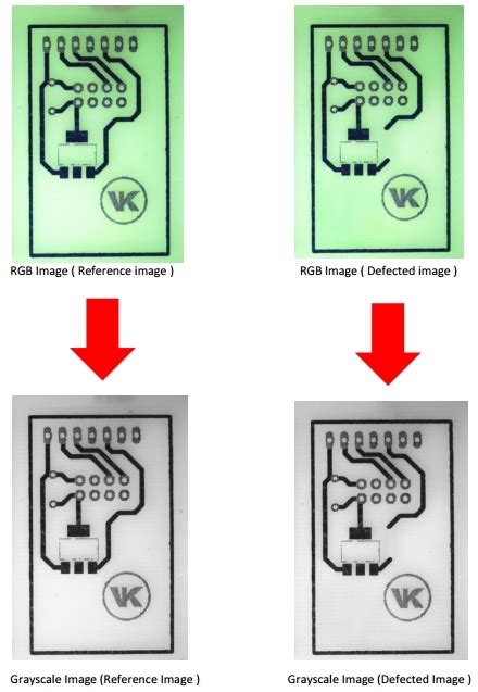 pcb defects detection with opencv