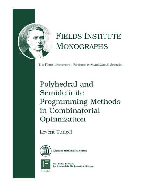 Polyhedral And Semidefinite Programming Methods In Combinatorial