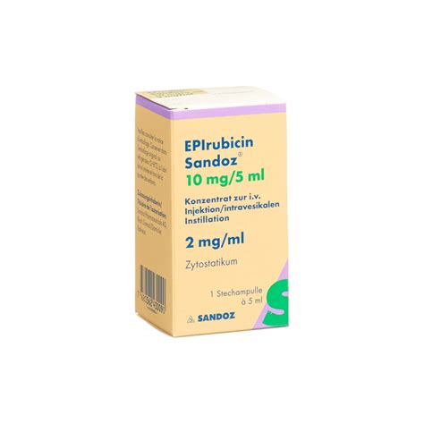 Epirubicin 10 Mg 5 Ml 1 Vial Tamer
