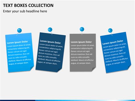Text Boxes Collection PowerPoint and Google Slides Template - PPT Slides