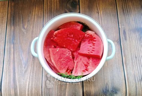 Моченые арбузы — рецепт с фото пошагово