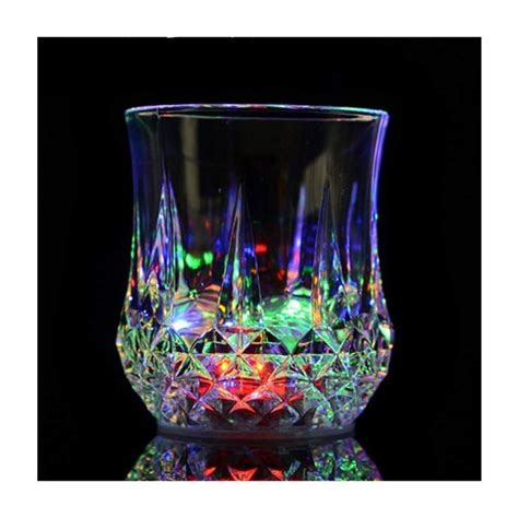 Ahblqd Flash Light Up Cups 2 Pcs Automatic Water Activated Led