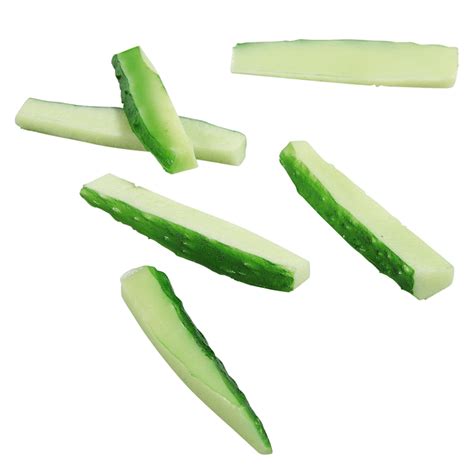 Cucumber Sticks Food Replica 6 Pcs Decowoerner