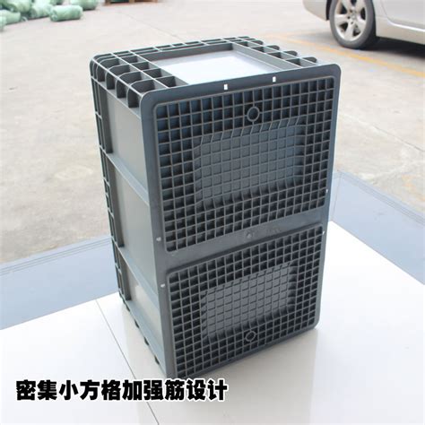 包邮塑料eu箱塑料周转箱筐加厚物流箱塑料胶箱欧标工具物流箱灰色 虎窝淘