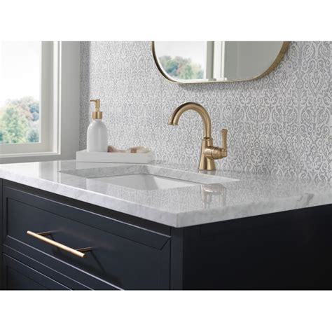 Delta Archdale Champagne Bronze 4 In Centerset 1 Handle Watersense