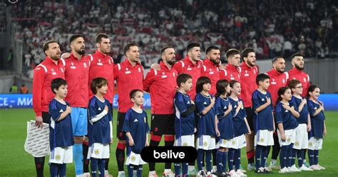 საქართველოს ნაკრების შემადგენლობა მონტენეგროს წინააღმდეგ Belive Ge