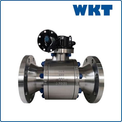 Reduce Bore RB Trunnion Mounted Ball Valve Forged Duplex Stainless Steel F Trunnion Mounted