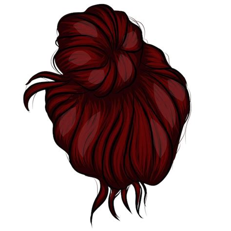 Premium Vector Brown Vector Hair Bun