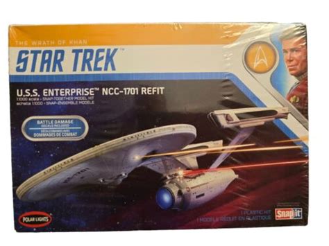 Star Trek Uss Enterprise Refit Wrath Of Khan 11000 Snap It Polar