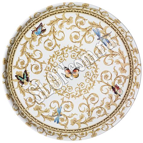 Поднос сервировочный "ROCOCO" 33х2,1 см, AGNESS 898-141 | Подносы и ...