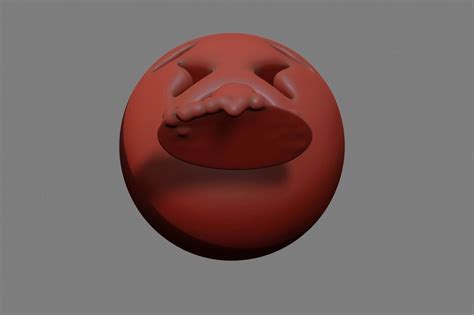 Emoji Face Vomiting 3d Model Cgtrader