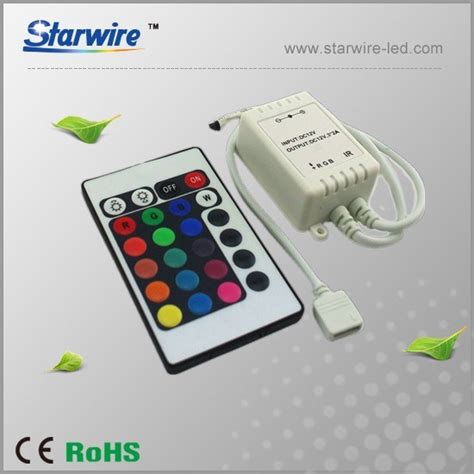 24 Key Infrared RGB LED Controller 12V 24V Led Controller Rgb And Smart Home Controller