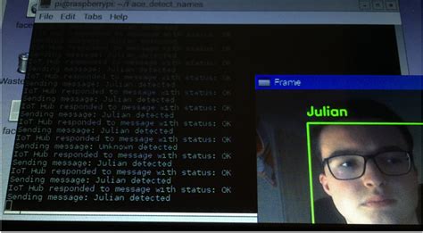 Merging Of Face Recognition And Device To Cloud D2c Message Smart