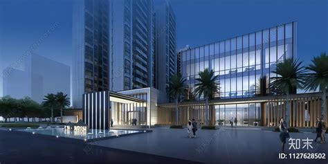 现代展览馆建筑su模型下载【id1127628502】知末su模型网