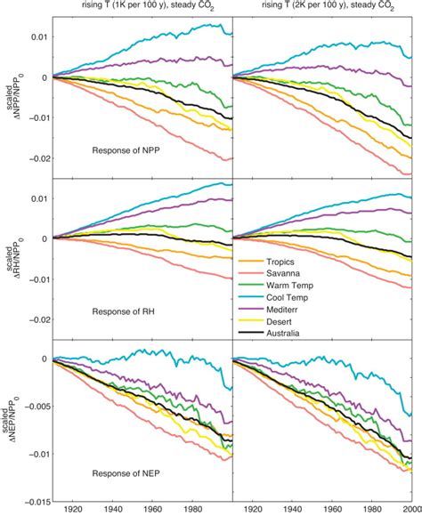 Normalised Responses Of Npp Upper Panels Rh Middle Panels And Nep