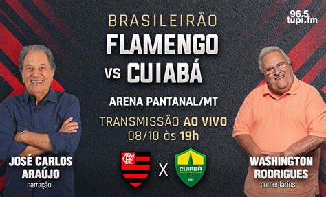 Ao Vivo Cuiabá X Flamengo Campeonato Brasileiro Super Rádio Tupi