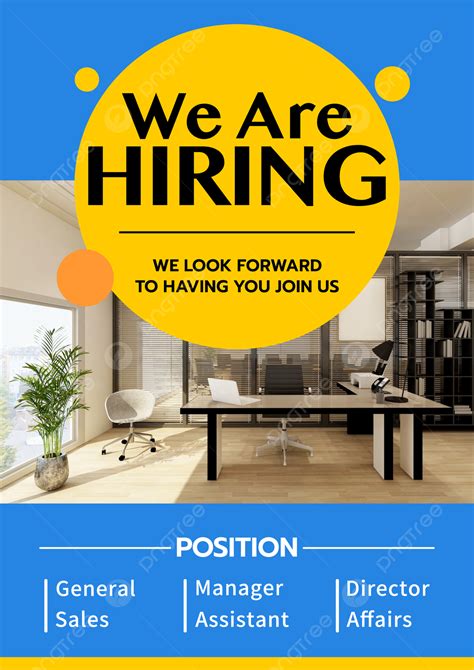 Mẫu Mẫu Tuyển Dụng Công Ty Poster Tuyển Dụng Cổ áo Trắng Văn Phòng