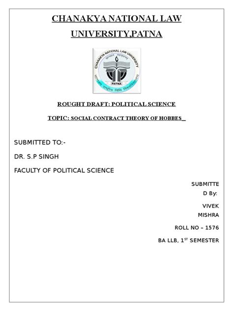 Project Pol Sc Pdf Social Contract Sovereignty