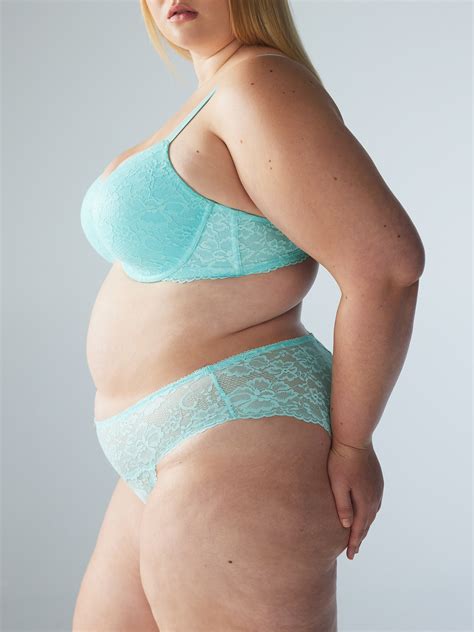 Floral Lace Cheeky Panty In Blue Savage X Fenty