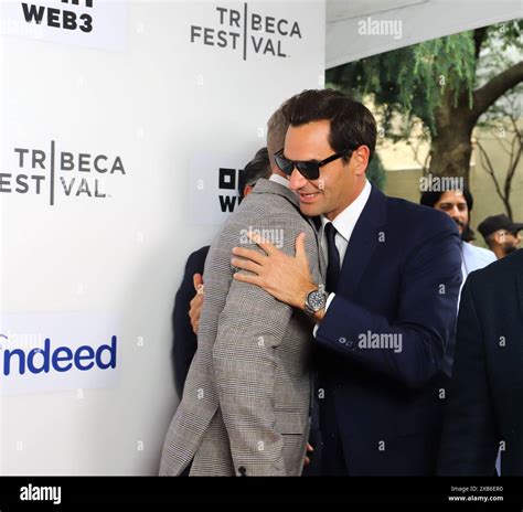 New York Ny June 10 2024 Roger Federer Attends The World Premiere