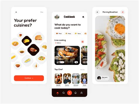 Cookbookrecipe Ui On Behance