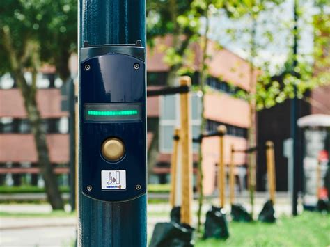 New And Improved Pedestrian Push Button SWARCO