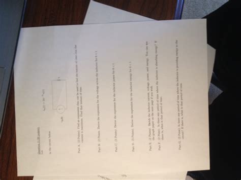 Solved In The Circuit Below Find The Expression That Can Be Chegg