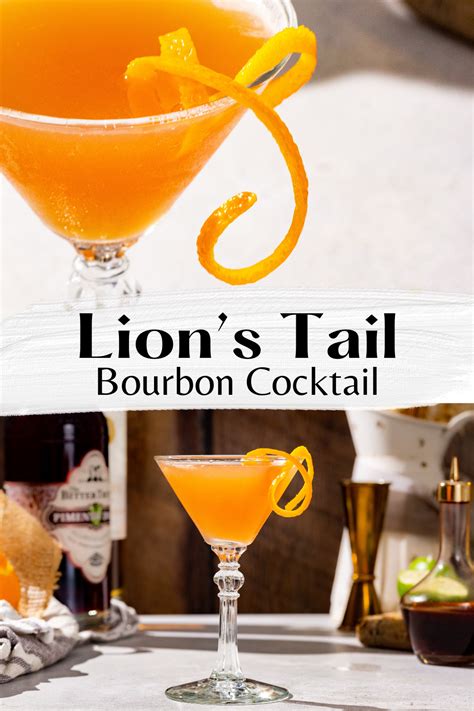 Lions Tail Cocktail A Delicious Classic Bourbon Whiskey Drink With