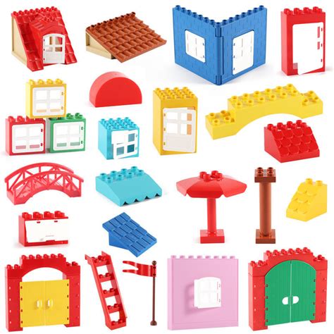 Compatible With Lego Large Particle Insert Building Blocks Castle House Wall Building