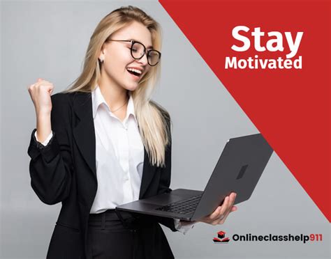 How To Stay Motivated In An Online Class