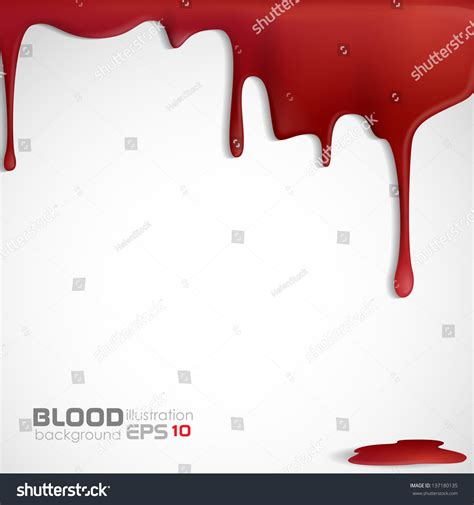 Dripping Blood Vector Illustration Eps Stock Vector Royalty Free Shutterstock