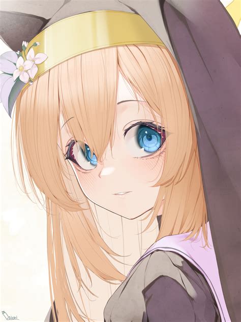 Safebooru 1girl Artist Name Blue Archive Blue Eyes Commentary Request