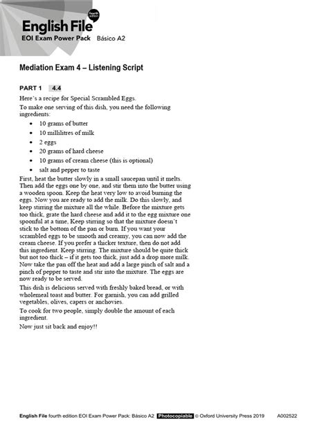 A2 Mediation 4 Listening Script Pdf