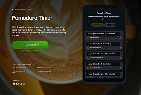 Temporizador Pomodoro Focusbox