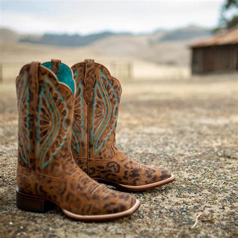 Ariat Womens Primetime Tack Western Boots Faded Leopard Elliottsboots