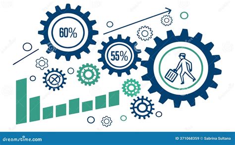 Percentage Pie Chart Set Circle Percent Diagram Or Chart With Progress Bar Infographic Design