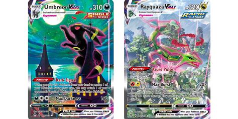 Towering Giants Of Pokémon Tcg Evolving Skies Umbreon And Rayquaza
