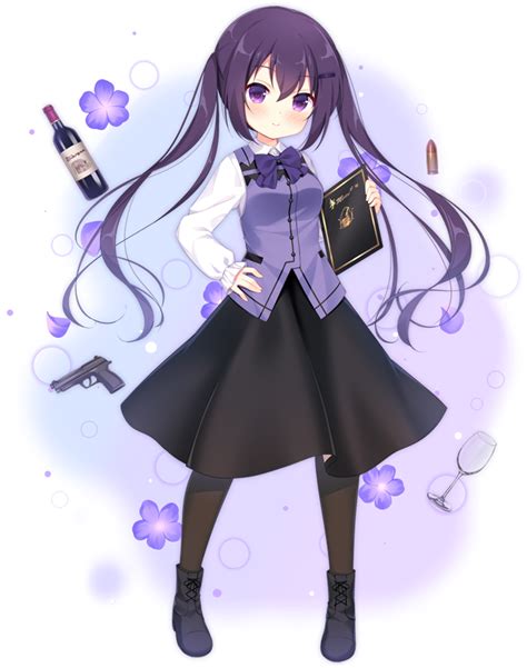 Ikataruto Tedeza Rize Ark Order Gochuumon Wa Usagi Desu Ka Official Art Girl Black Boots