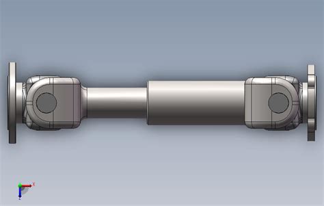 汽车传动轴 SOLIDWORKS 2016 模型图纸下载 懒石网