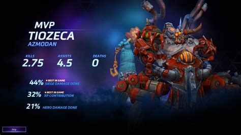 Azmodan MVP By TIOZECA Siege Damage Heroes Of The Storm Full GAMEPLAY YouTube