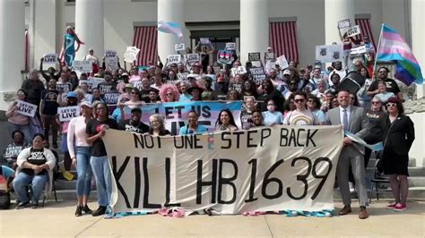 Transgender Floridians March At Capitol In Protest Of Trans Erasure Bill